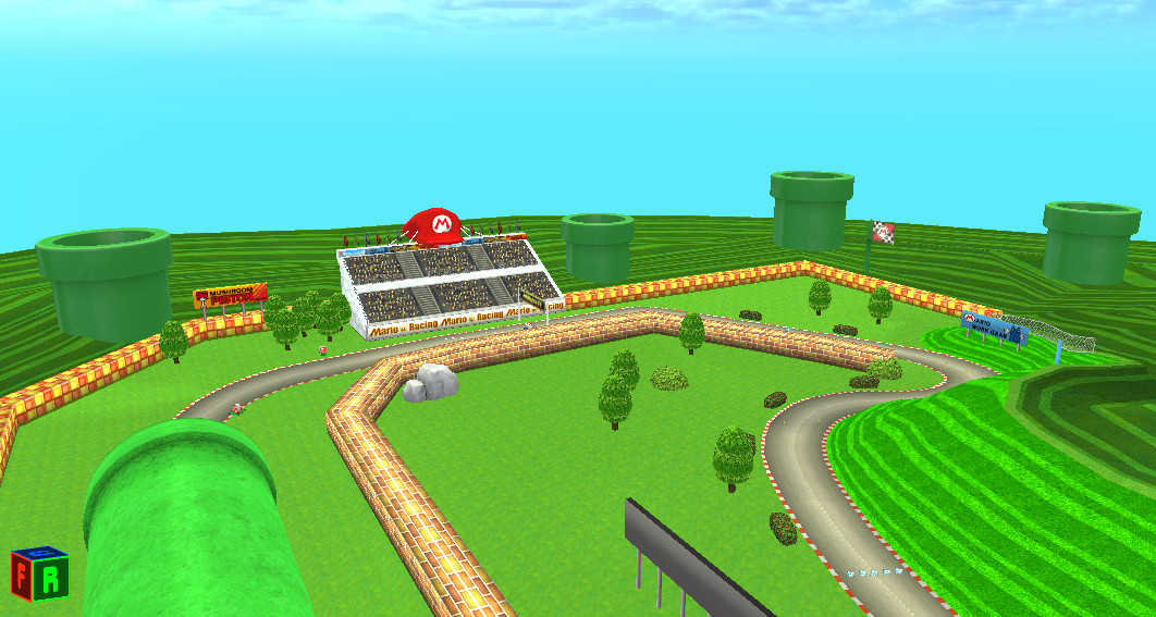 N64 Mario Raceway Work In Progress for Mario Kart 8 | MK8 Works In Progress