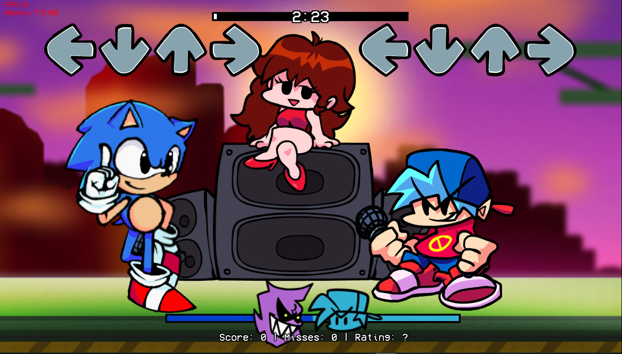 Classic Sonic ( Starter Pack ) Work In Progress for Friday Night Funkin ...