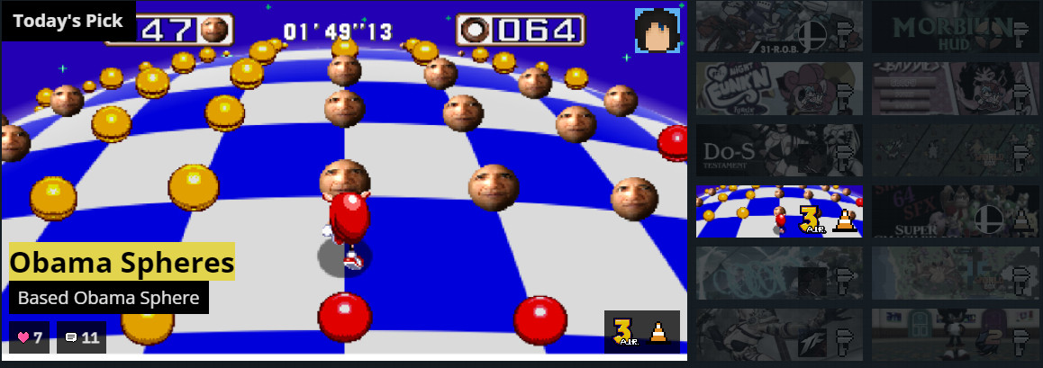 Obama Spheres Work In Progress for Sonic 3 A.I.R. | S3AIR Works In Progress