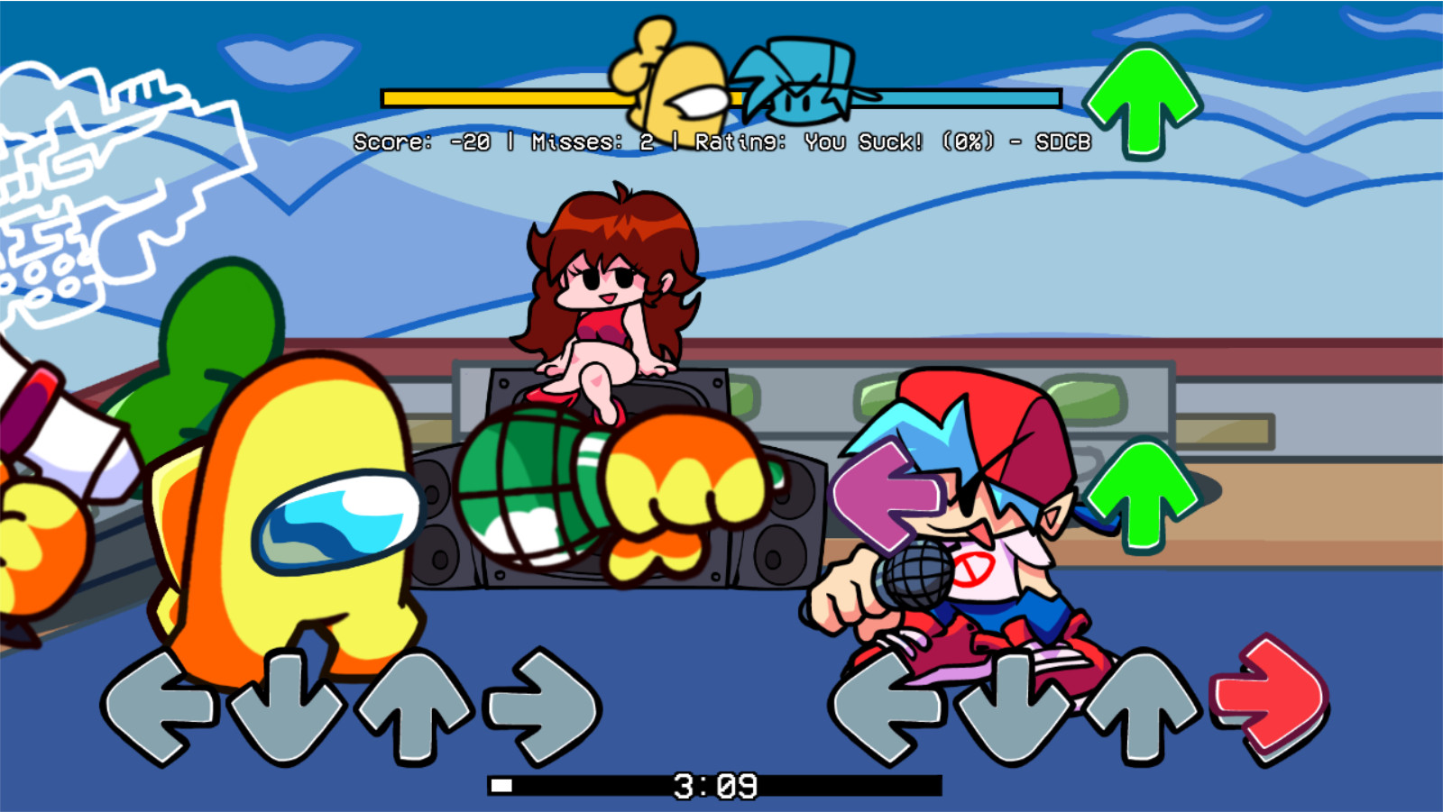 FNF: Among The Airship Work In Progress for Friday Night Funkin' | FNF ...