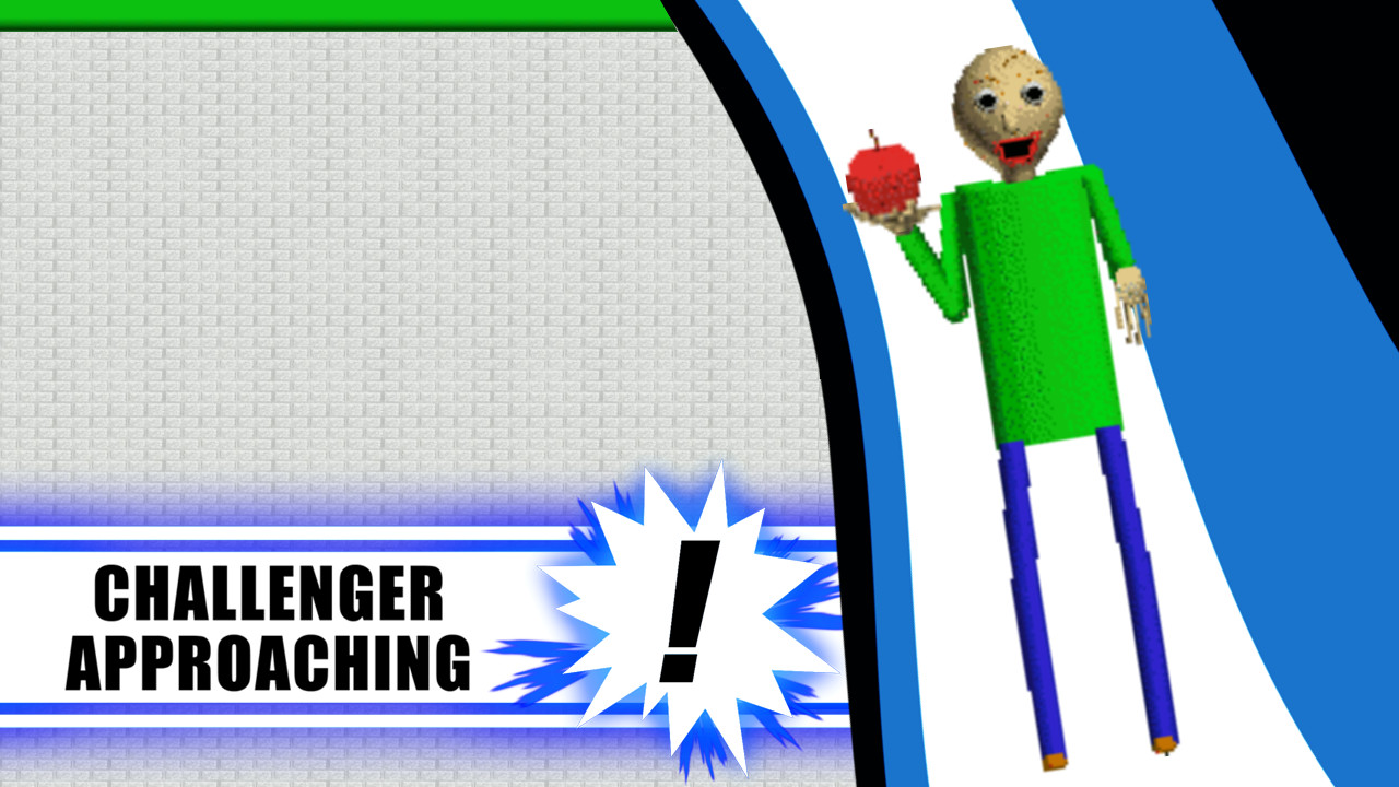 Baldi comes to teach! Work In Progress for Super Smash Bros. Crusade ...