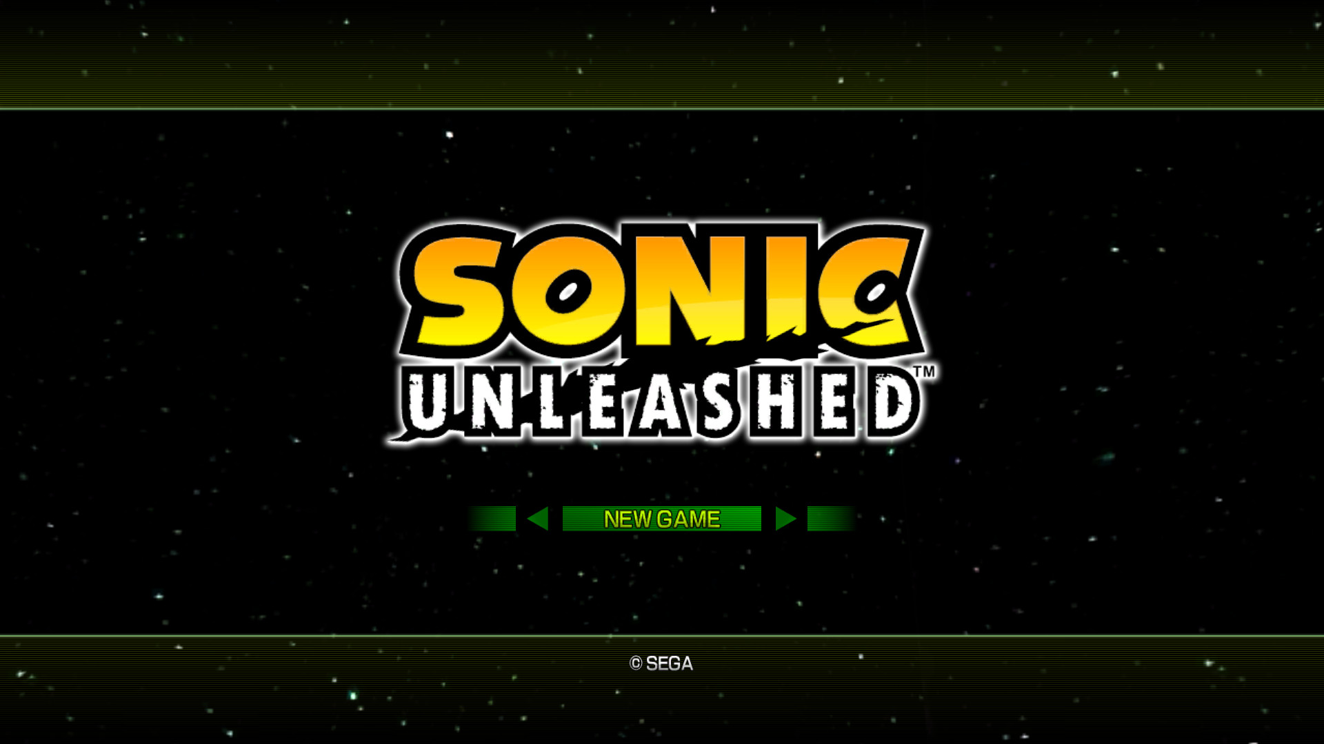 Sonic Generations Title Screen