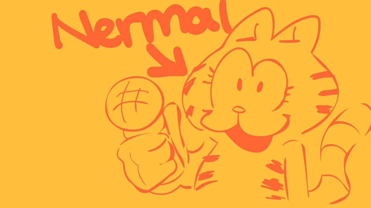 Nermal Nermal Nermalin Work In Progress for Friday Night Funkin' | FNF ...