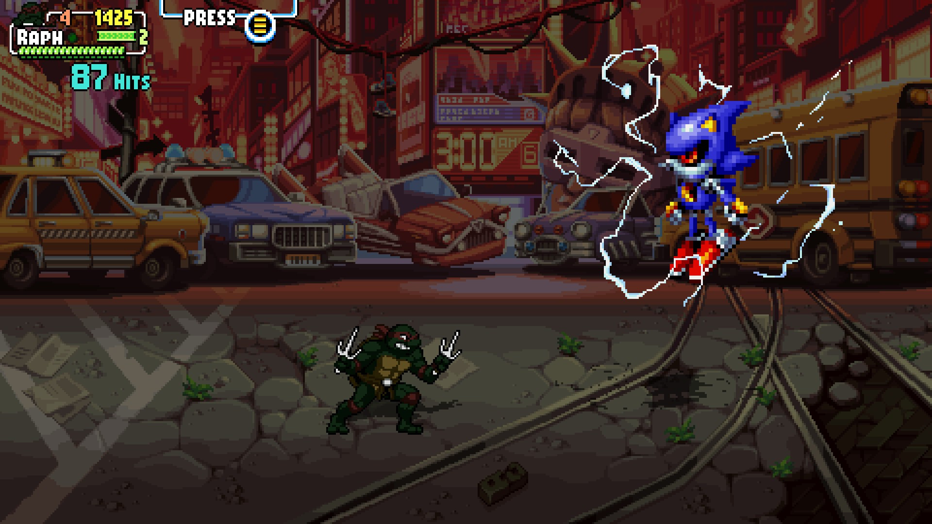 Mecha Sonic over Super Shredder [Teenage Mutant Ninja Turtles: Shredder ...