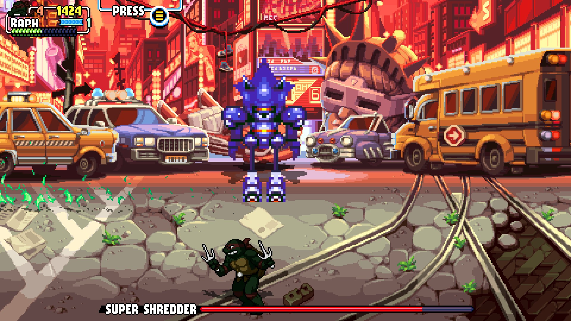 Mecha Sonic over Super Shredder [Teenage Mutant Ninja Turtles: Shredder ...