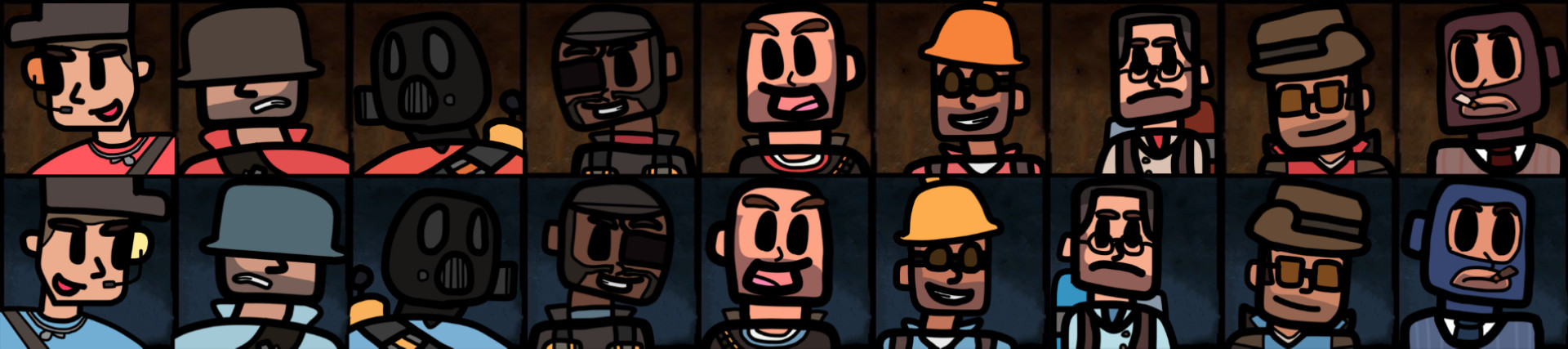 Peep's TF2 Class Portraits Work In Progress for Team Fortress 2 | TF2 ...