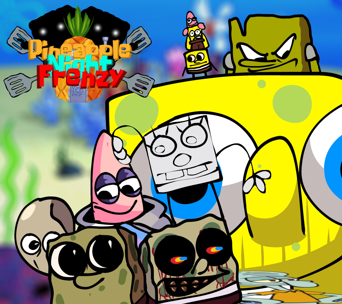Pineapple Night Frenzy Work In Progress for Friday Night Funkin' | FNF ...