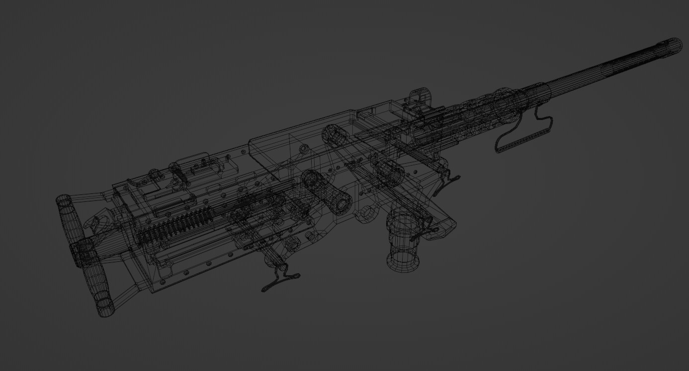 50 cal HMG Work In Progress for GameBanana | GB Works In Progress
