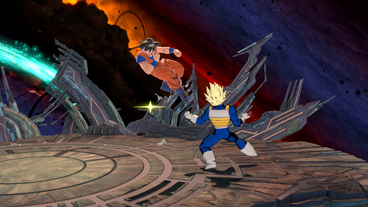 Vegeta Moveset over Lucario Work In Progress for Super Smash Bros ...