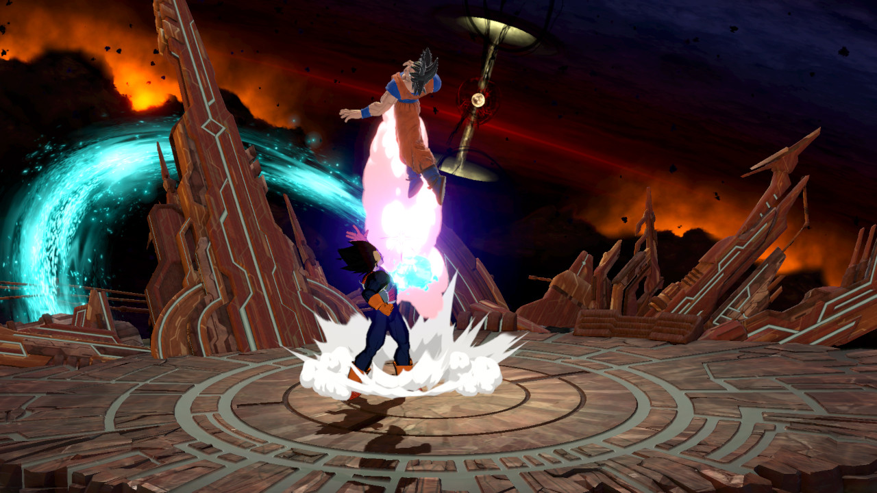 Vegeta Moveset over Lucario Work In Progress for Super Smash Bros ...