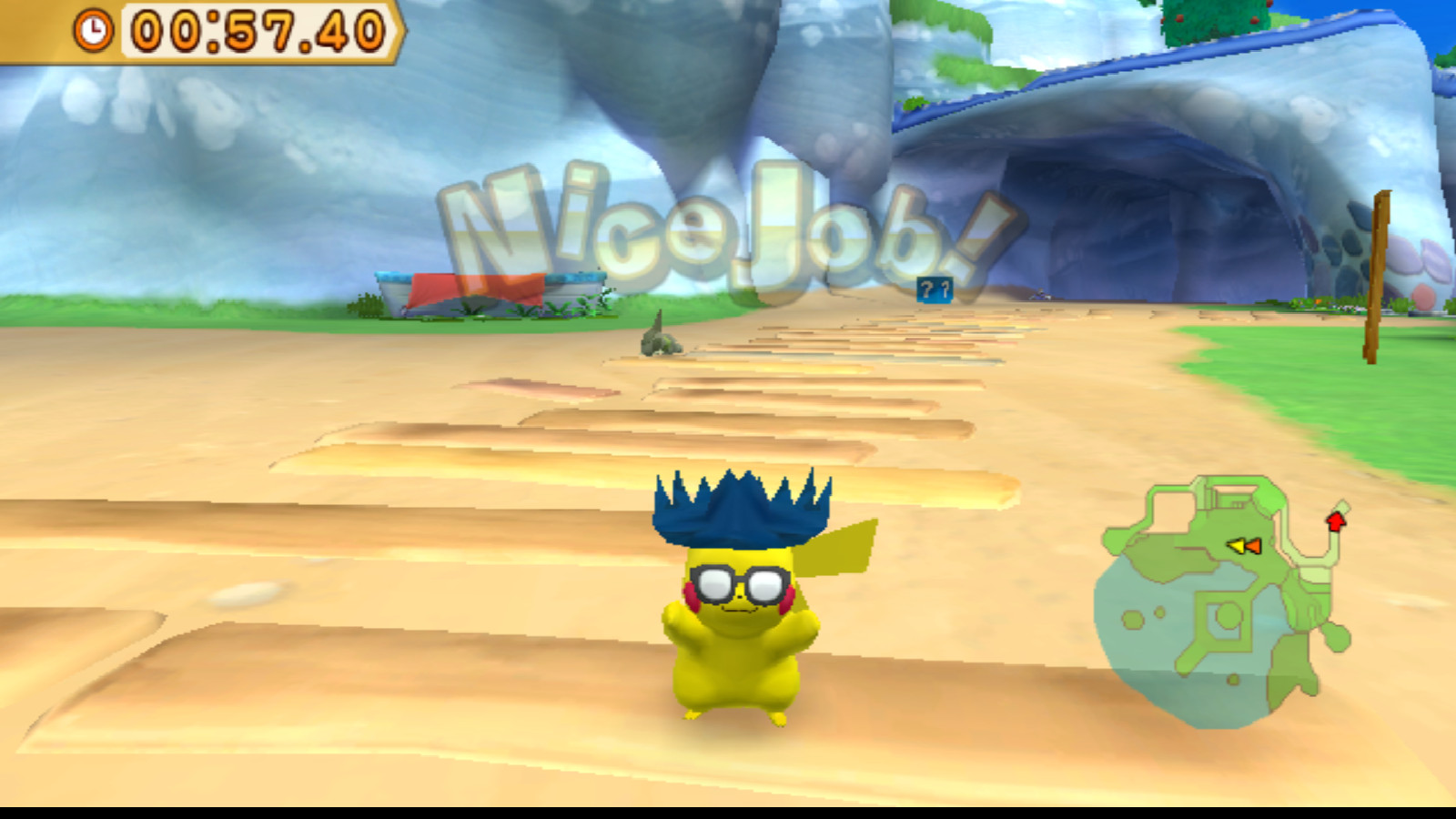 Pikachu w/ Honchcrow Hat + Shades [PokéPark 2: Wonders Beyond] [Works ...