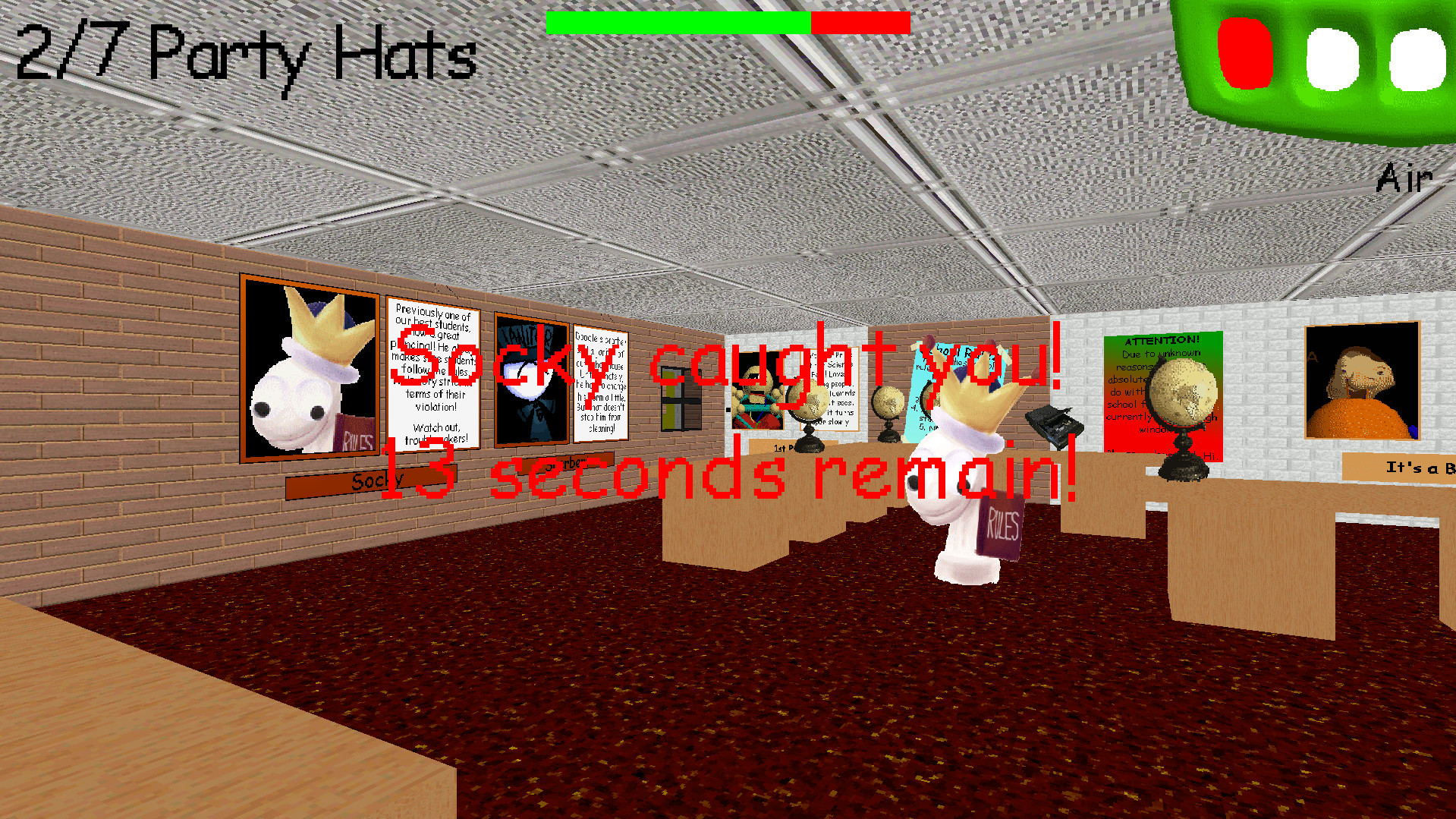 Doodle's Party Hat Calamity! (WIP) Work In Progress for Baldi's Basics ...