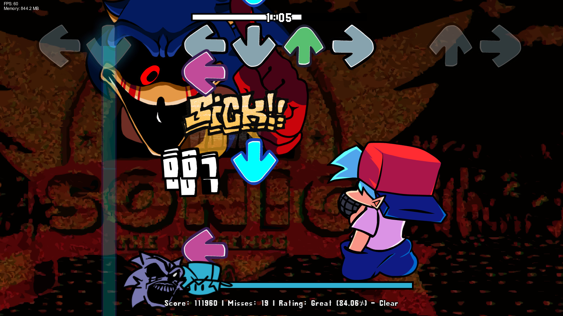 Sonic.Exe MegaPort Work In Progress for Friday Night Funkin' | FNF ...