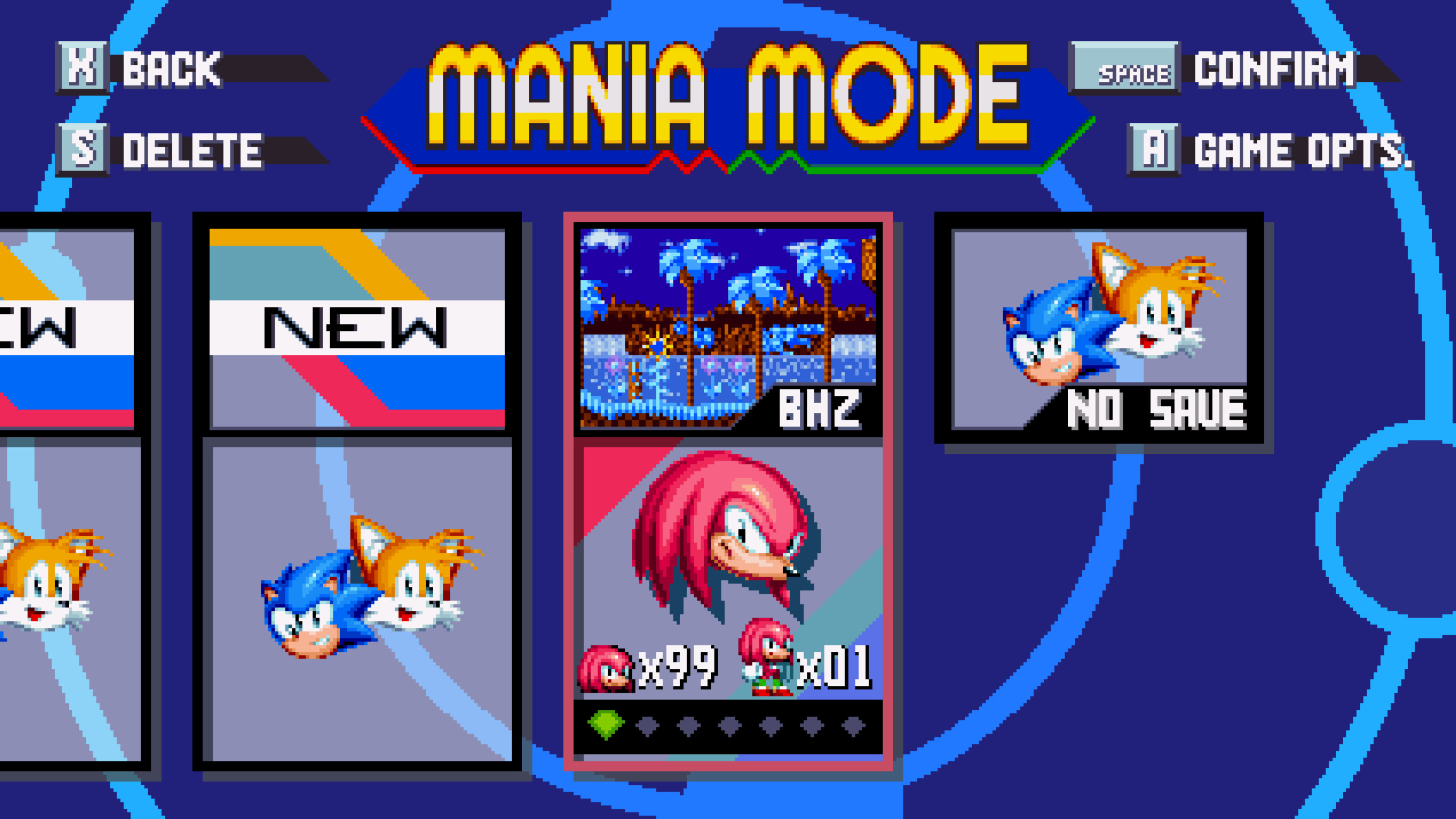 Blue Mania [Sonic Mania] [Works In Progress]