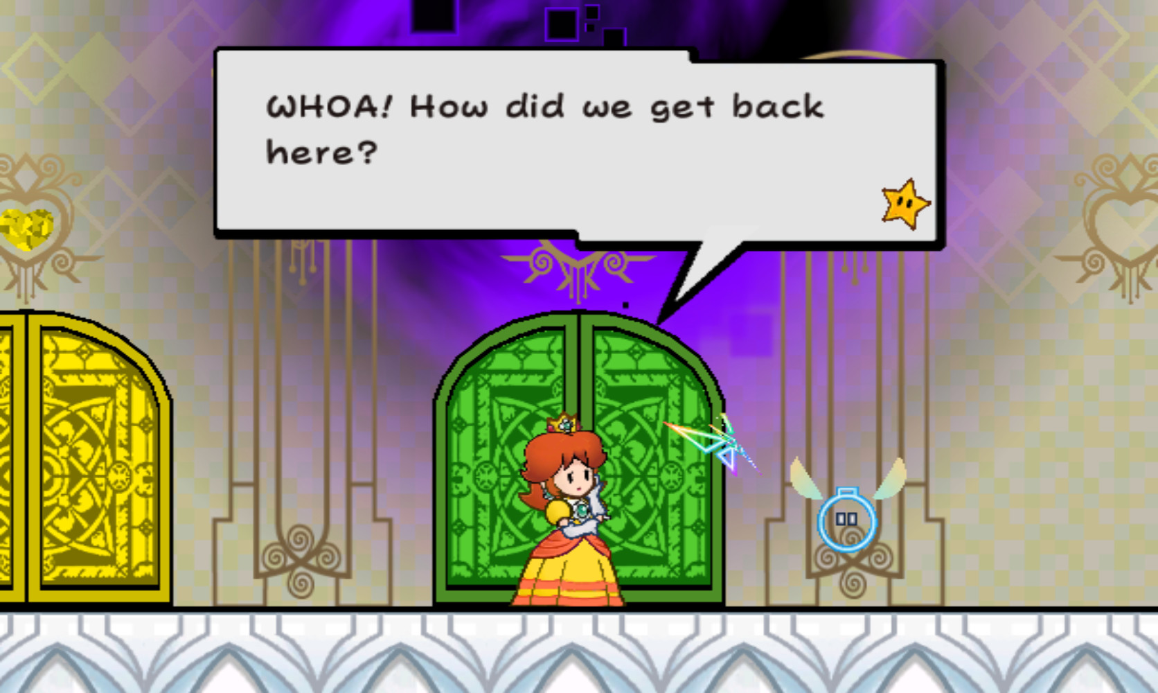 Daisy over Peach in Super Paper Mario Work In Progress for Super Paper ...