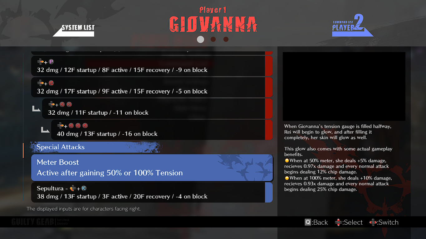 Dustloop-ish Framedata Command List Work In Progress for GUILTY GEAR ...