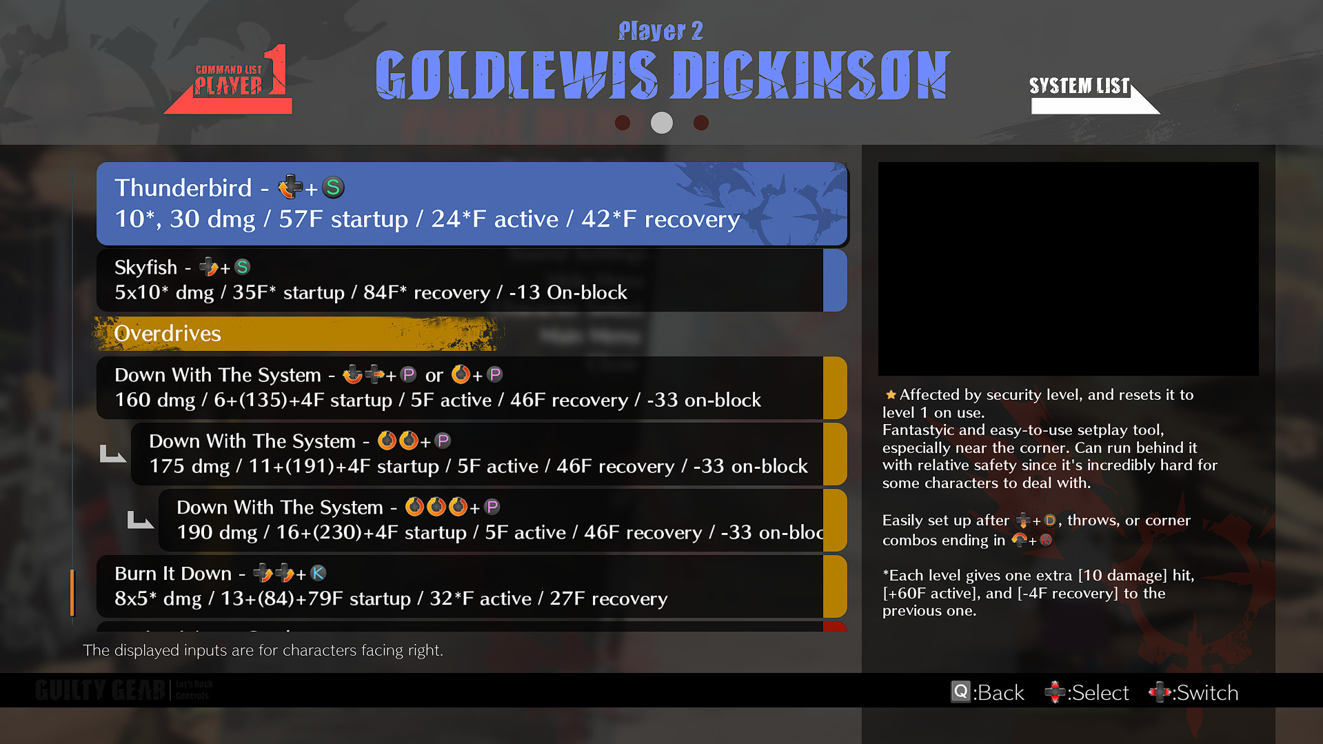 Dustloop-ish Framedata Command List Work In Progress for GUILTY GEAR ...