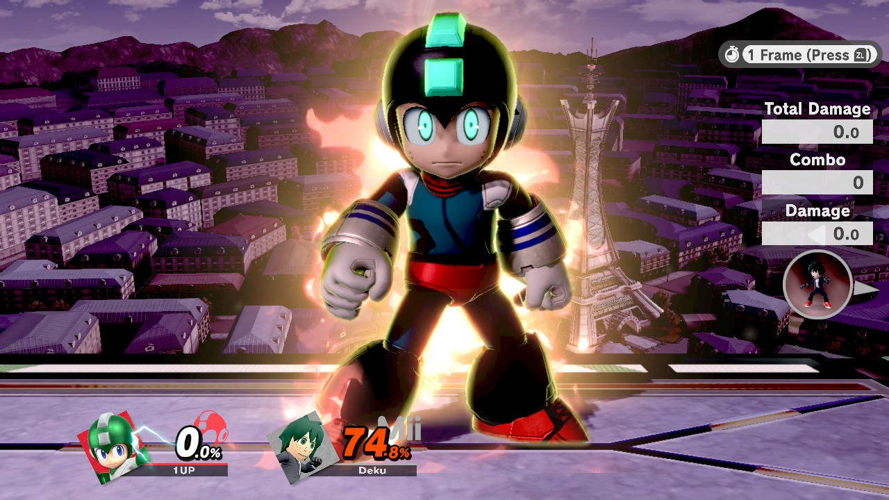 Deku Themed Mega Man Work In Progress for Super Smash Bros. Ultimate ...