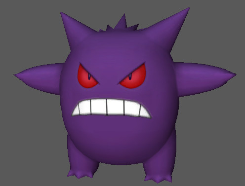 Proper Emotion Textures For Gengar Work In Progress for Pokemon Mystery ...