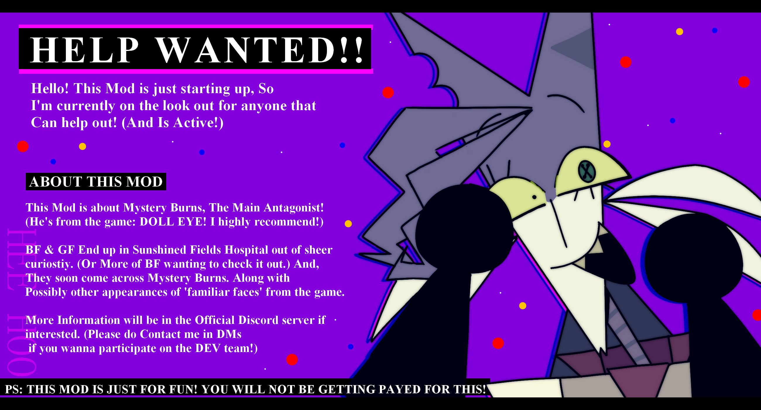 FNF : MYSTERY'S FUNHOUSE 】 Work In Progress for Friday Night Funkin ...