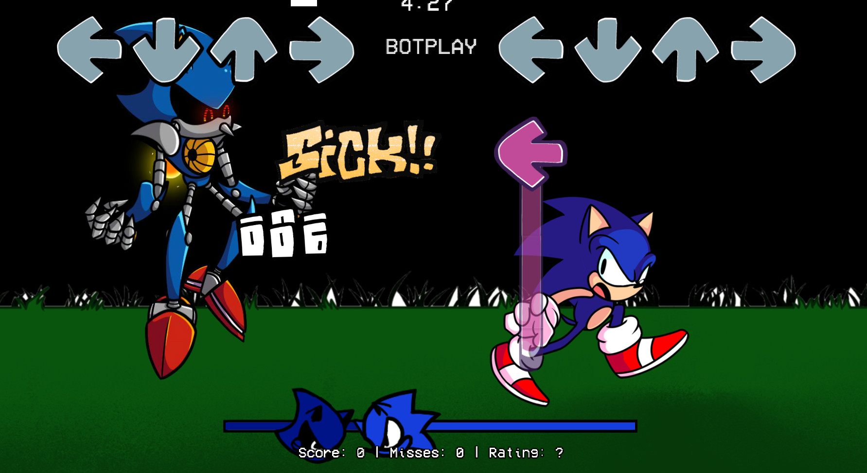 Sonic.exe but NORMAL Work In Progress for Friday Night Funkin' | FNF ...