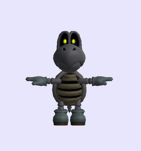 Playable Dry Bones Work In Progress for Mario Party 9 | MP9 Works In ...