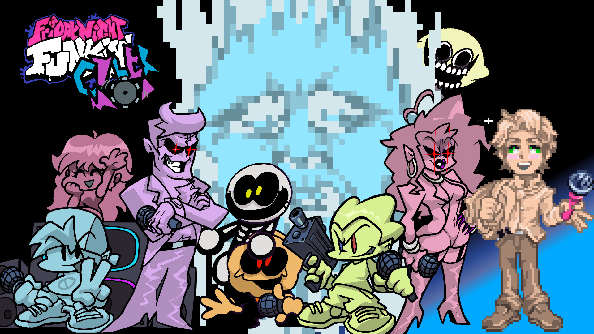 Cyber Mod Rough Version Work In Progress for Friday Night Funkin' | FNF ...