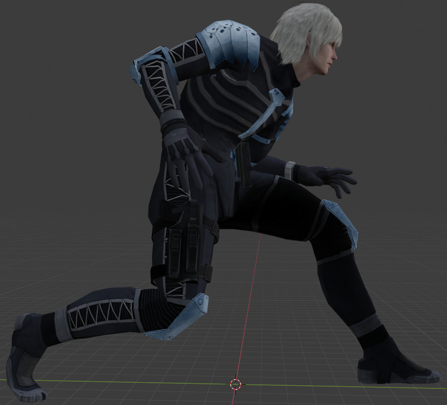 MGS2 Raiden [Fighter Pack Style] Work In Progress for Super Smash Bros ...