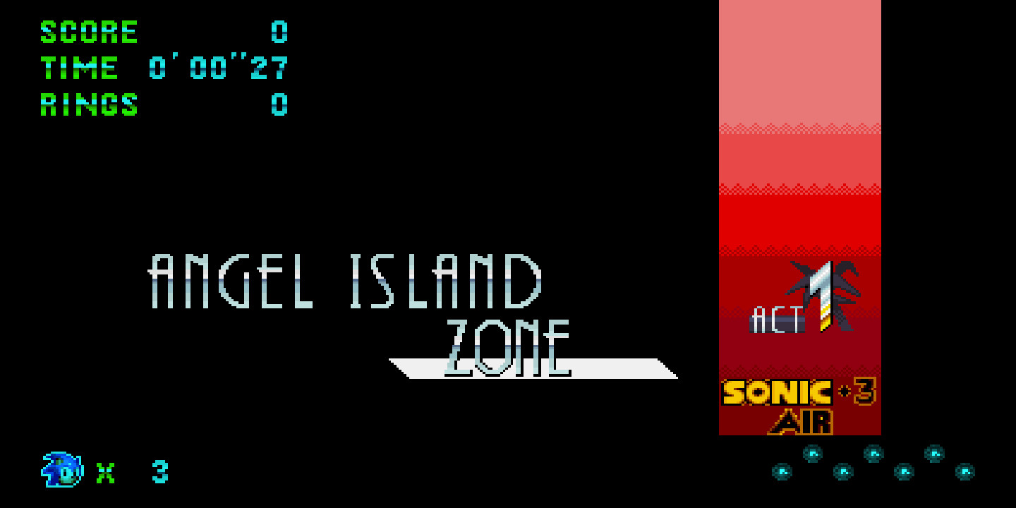 Sonic 3 & Knuckles Mania/Tria Amentia Title Cards Work In Progress for ...