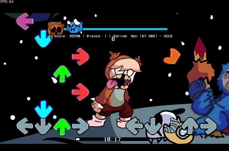 Four Way Fracture but the Sock Gang Sings it [Friday Night Funkin ...