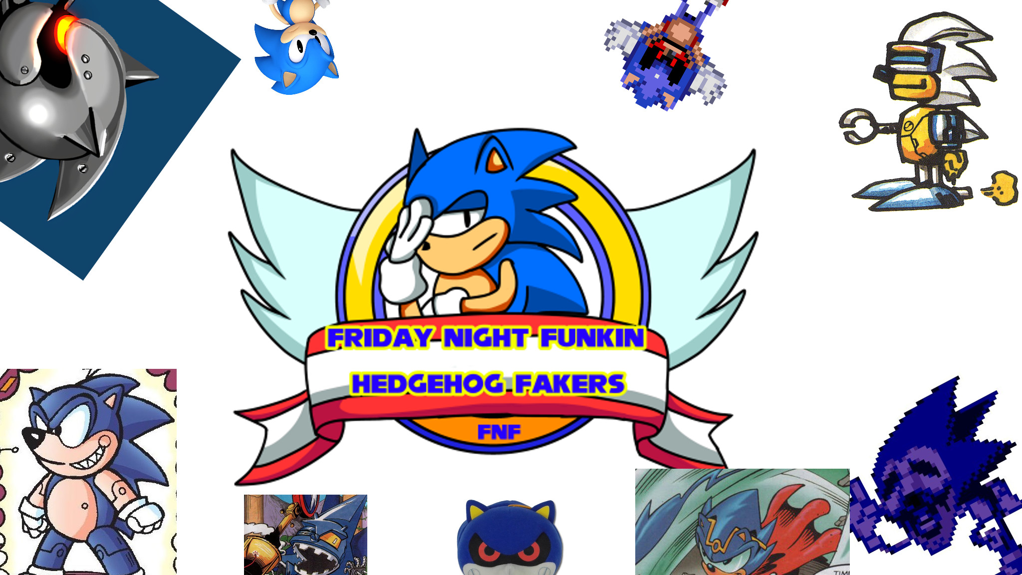 FNF Hedgehog Fakers Wave 1 [Friday Night Funkin'] [Works In Progress]