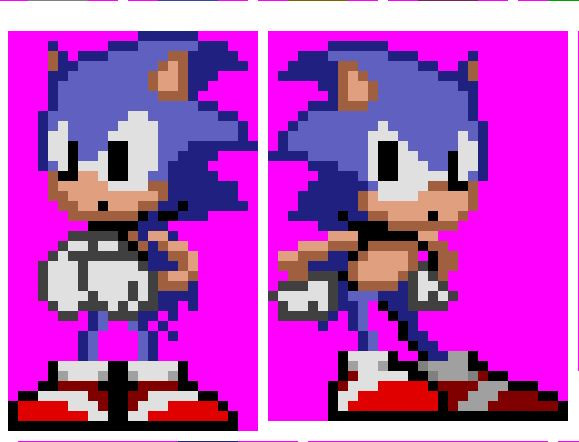 SMS Styled Sonic sprites Work In Progress for Sonic the Hedgehog ...