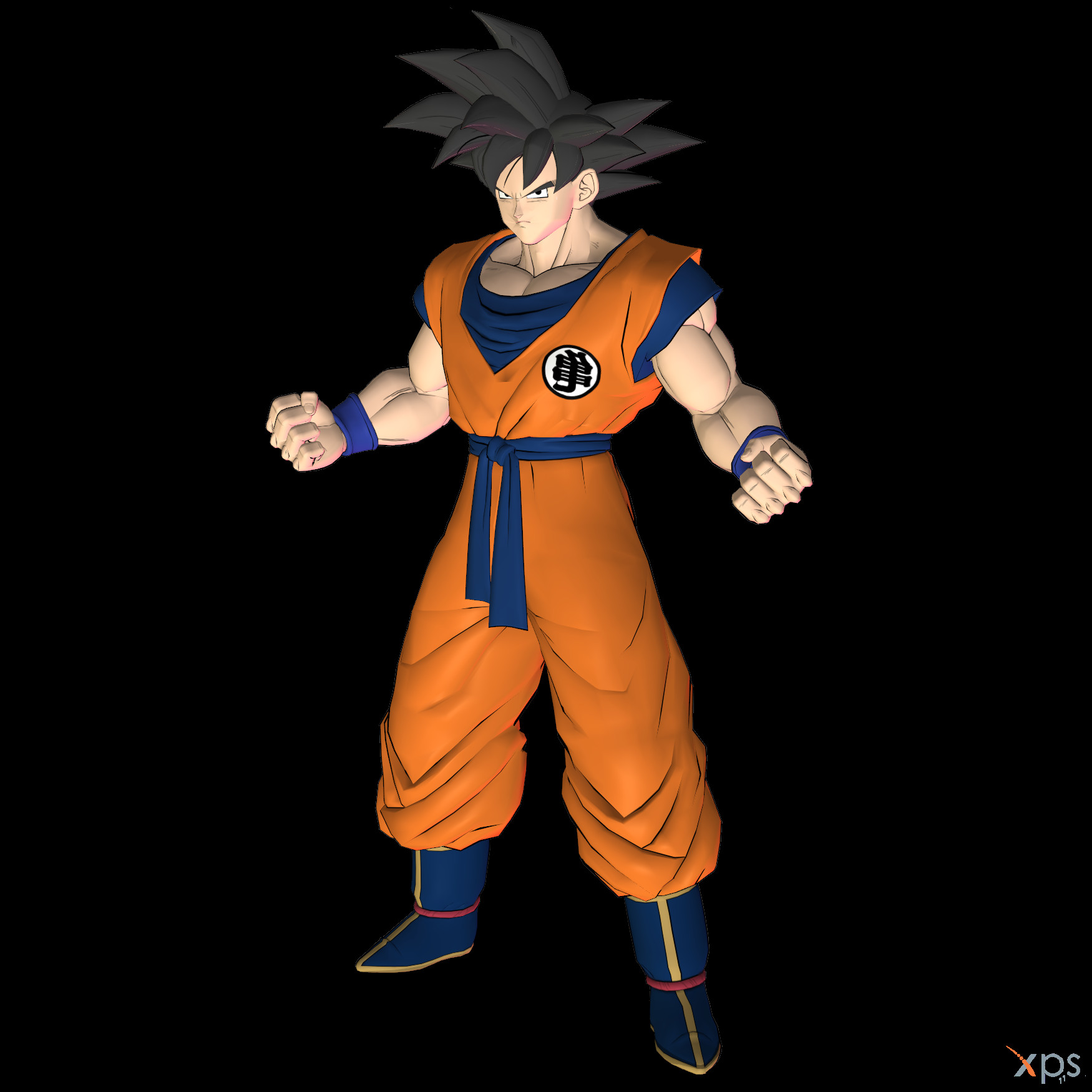 FighterZ Goku model imports over Lucario Work In Progress for Super ...