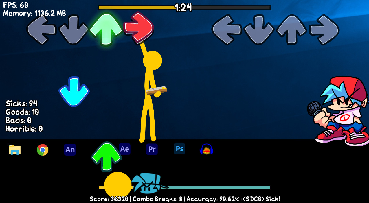 fnf vs animation but messed up! Work In Progress for Friday Night ...