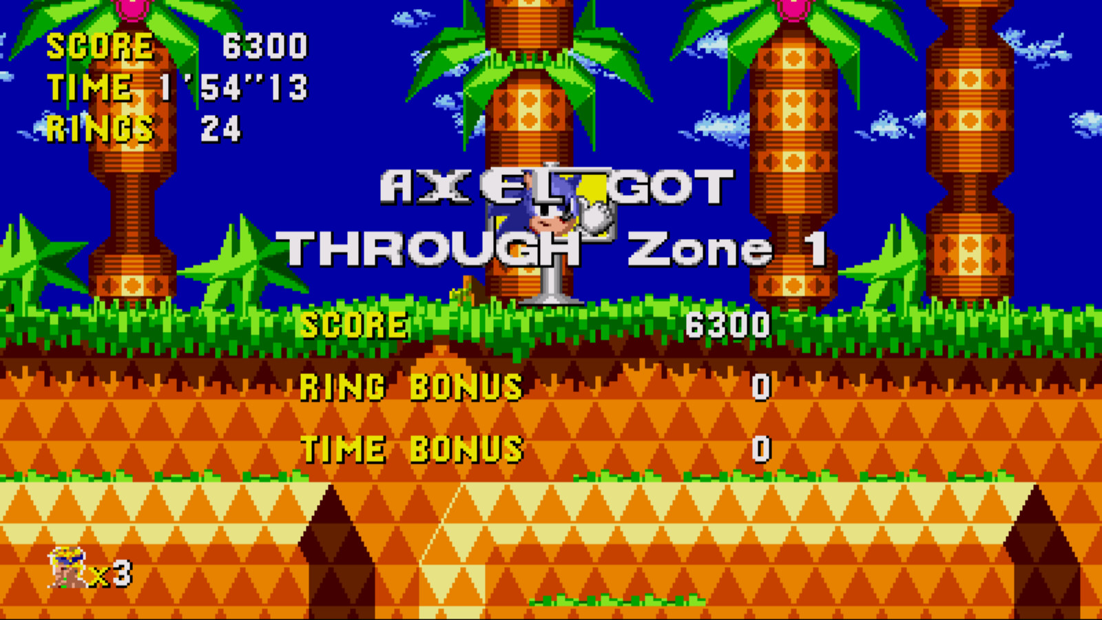 Axel stone (+ Shiva) in Sonic CD Work In Progress for Sonic CD (2011 ...