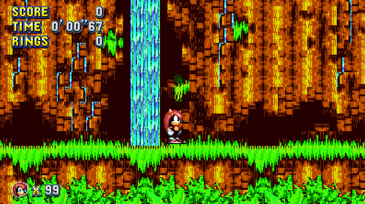 Improved Mighty Mania sprites [Sonic 3 A.I.R.] [Works In Progress]