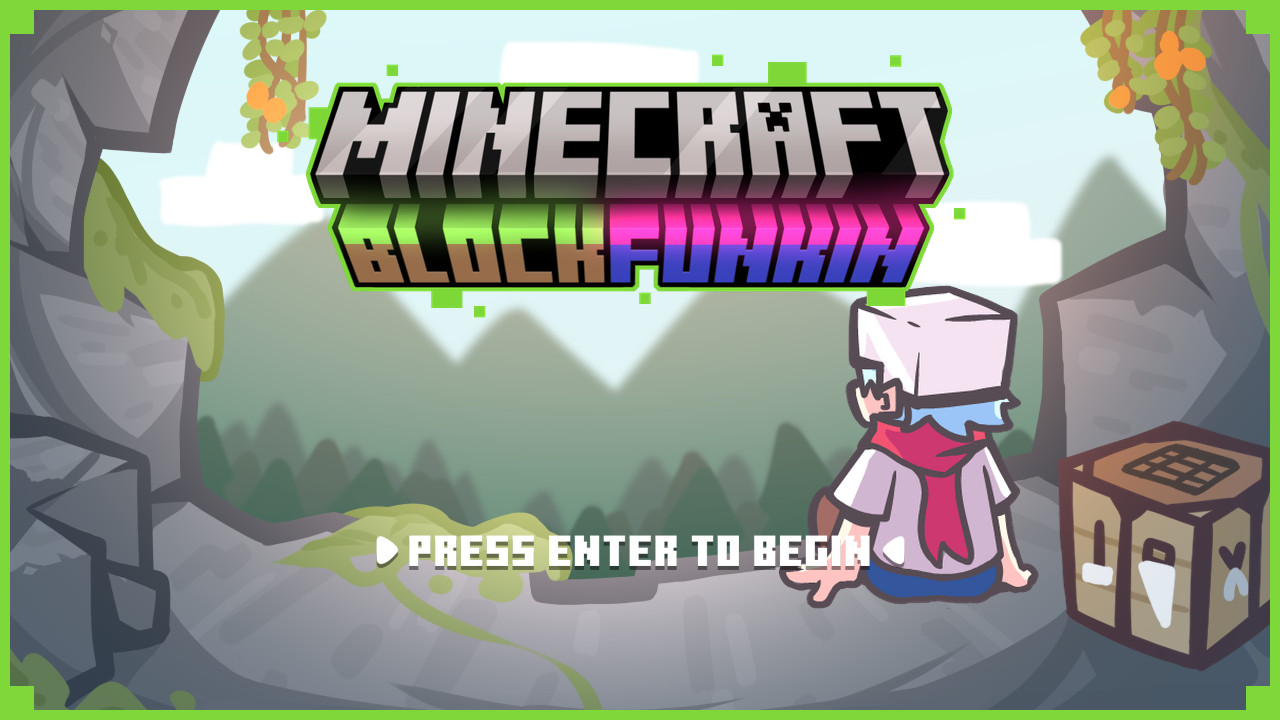 MINECRAFT BLOCK FUNKIN Work In Progress for Friday Night Funkin' | FNF ...