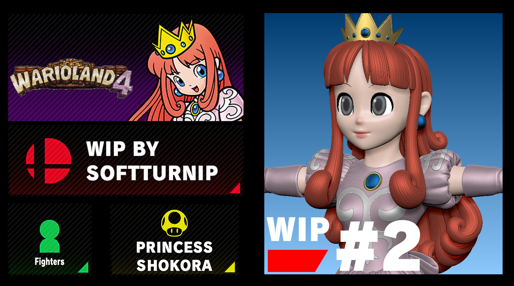 (WIP) Princess Shokora [Super Smash Bros. Ultimate] [Works In Progress]