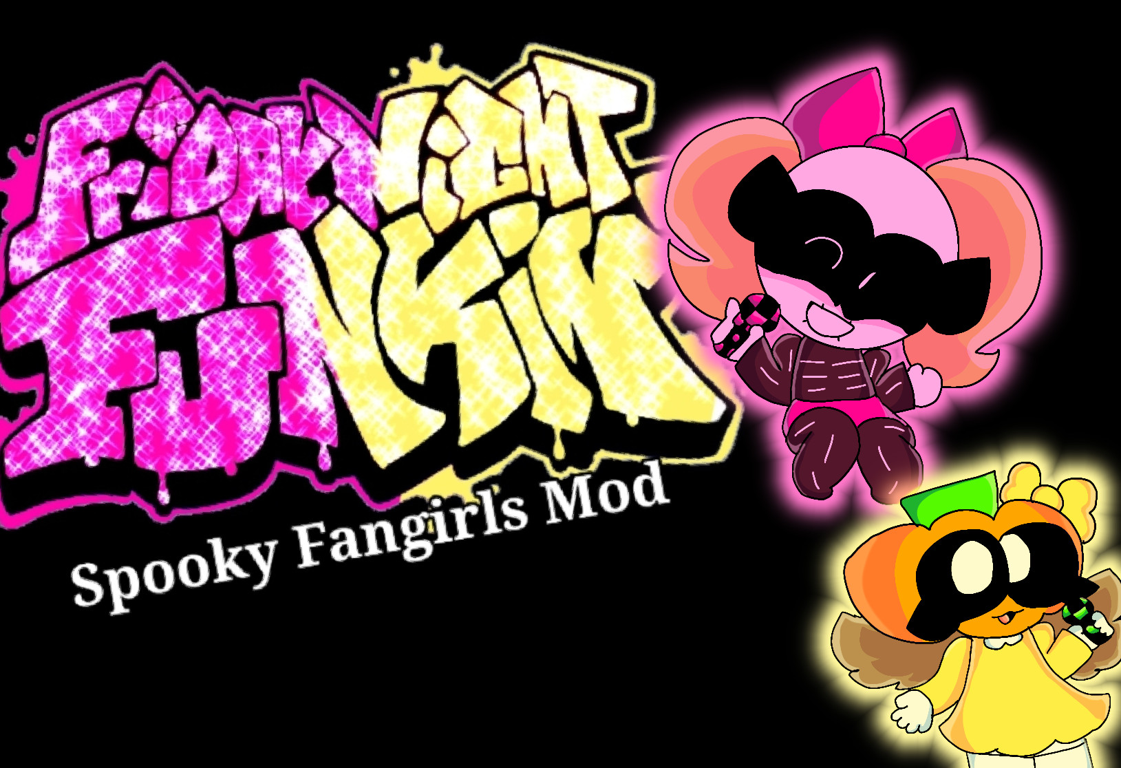 FNF VS Spooky Fangirls (WIP) Work In Progress for Friday Night Funkin ...