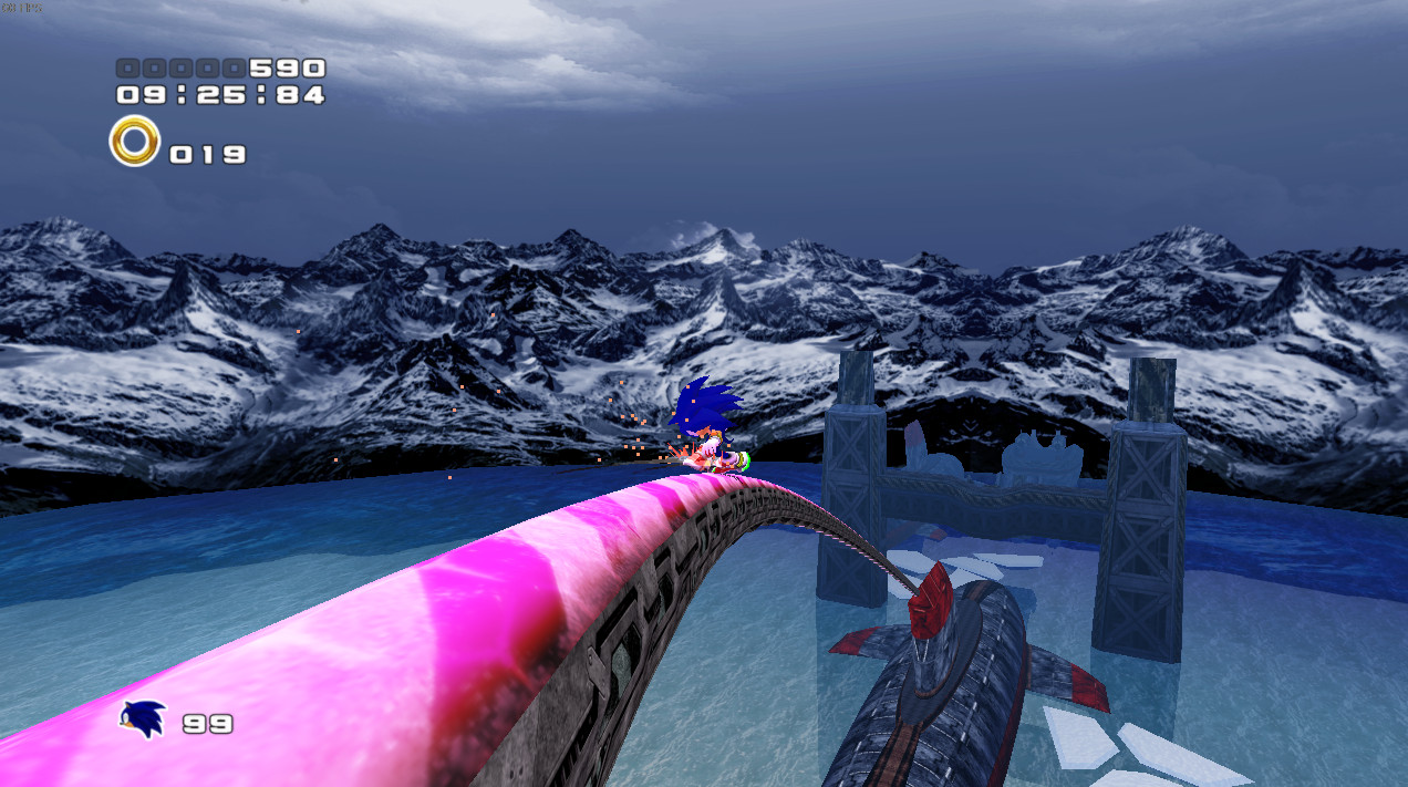 Custom Level (over Weapons Bed) Work In Progress for Sonic Adventure 2 ...