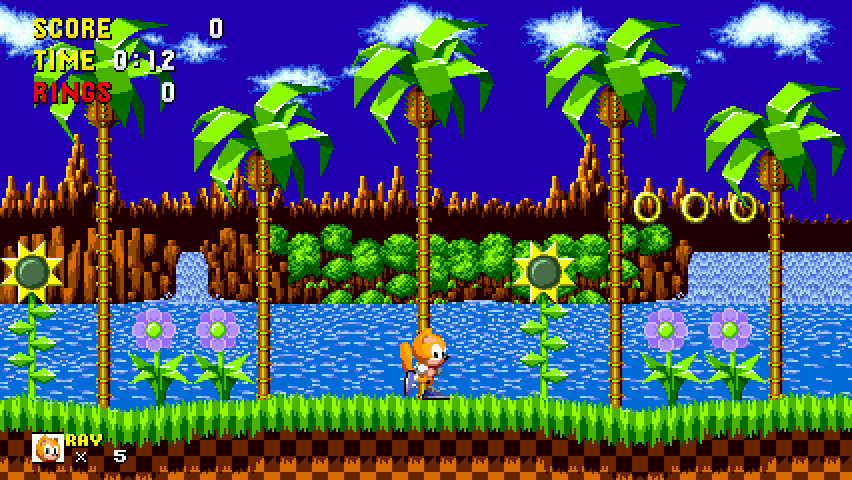 Ray the Flying Squirrel Work In Progress for Sonic the Hedgehog Forever ...