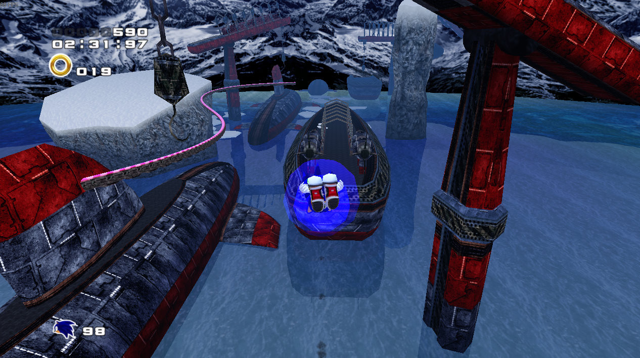 Custom Level (over Weapons Bed) Work In Progress for Sonic Adventure 2 ...
