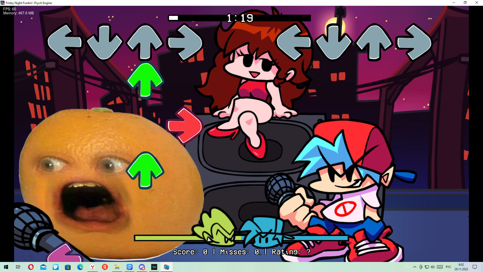 FNF VS ANNOYING ORANGE REMAKE! [Friday Night Funkin'] [Works In Progress]