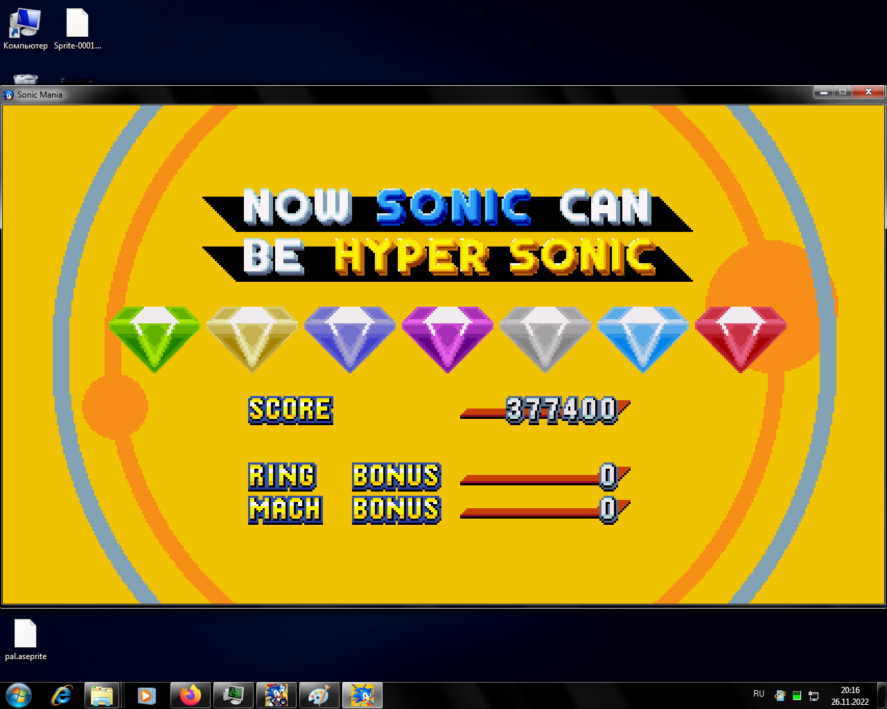 Project Hyper Work In Progress for Sonic Mania | SM Works In Progress