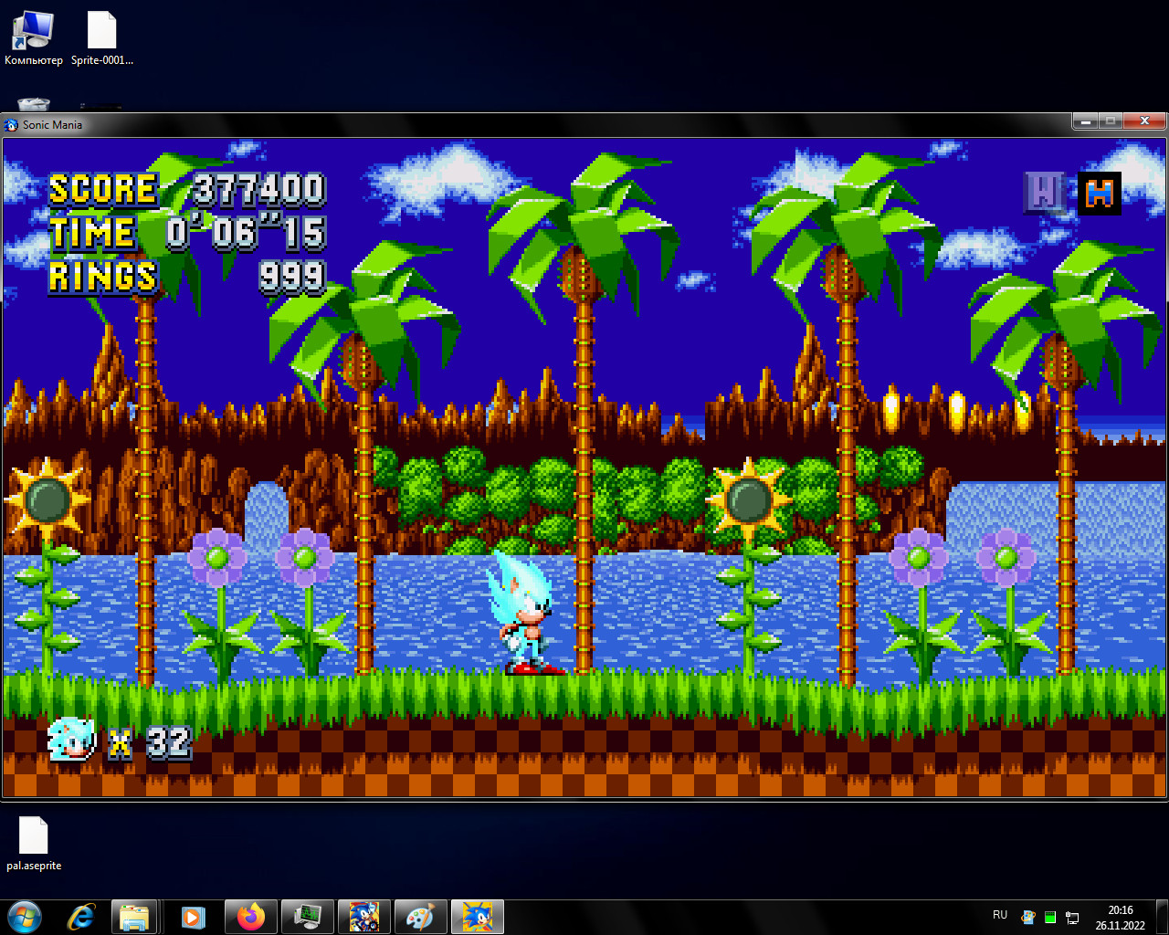 Project Hyper Work In Progress for Sonic Mania | SM Works In Progress