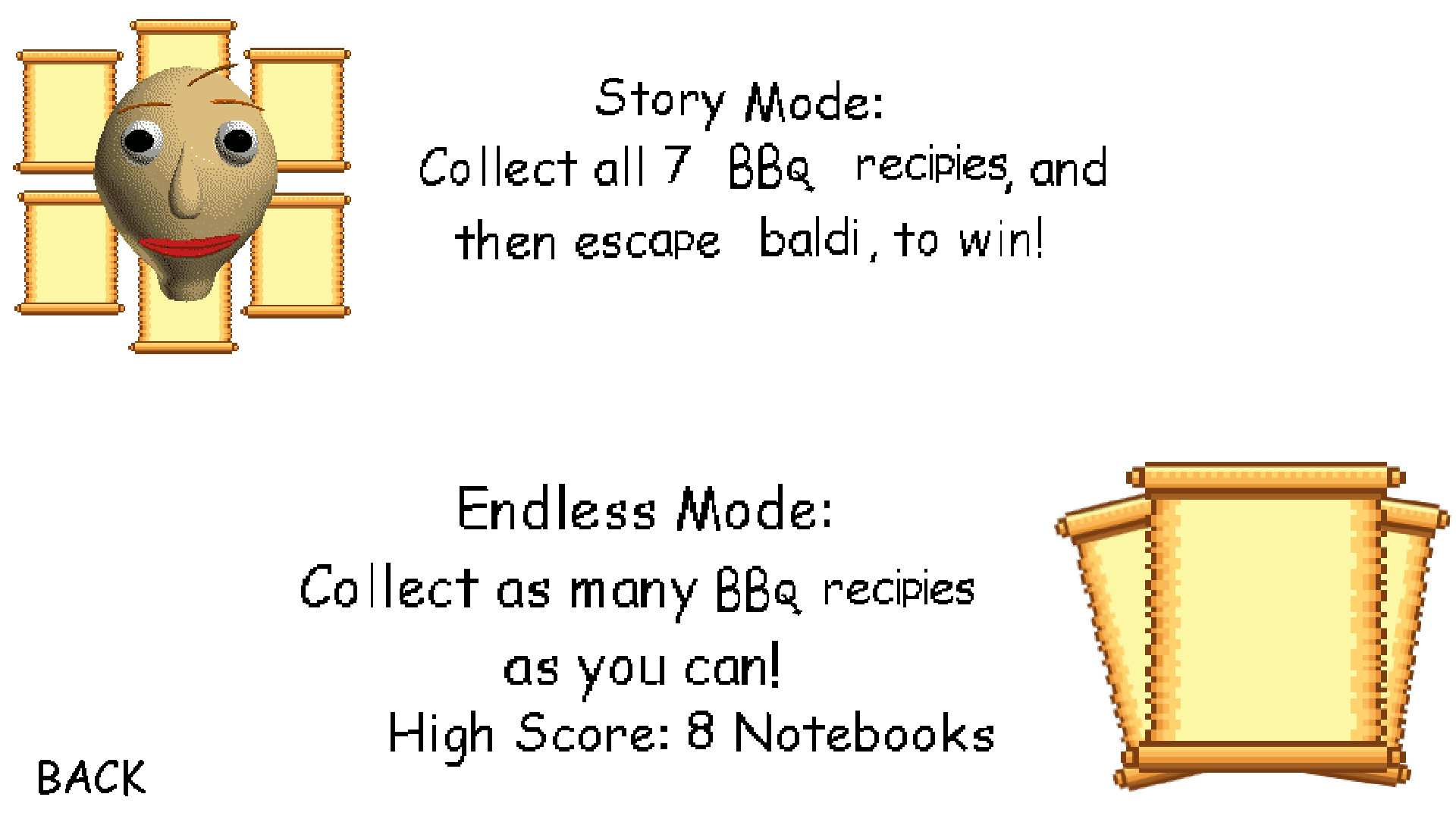 Baldi's Back Yard! Chapter 1 (Completed!) Work In Progress for Baldi's ...