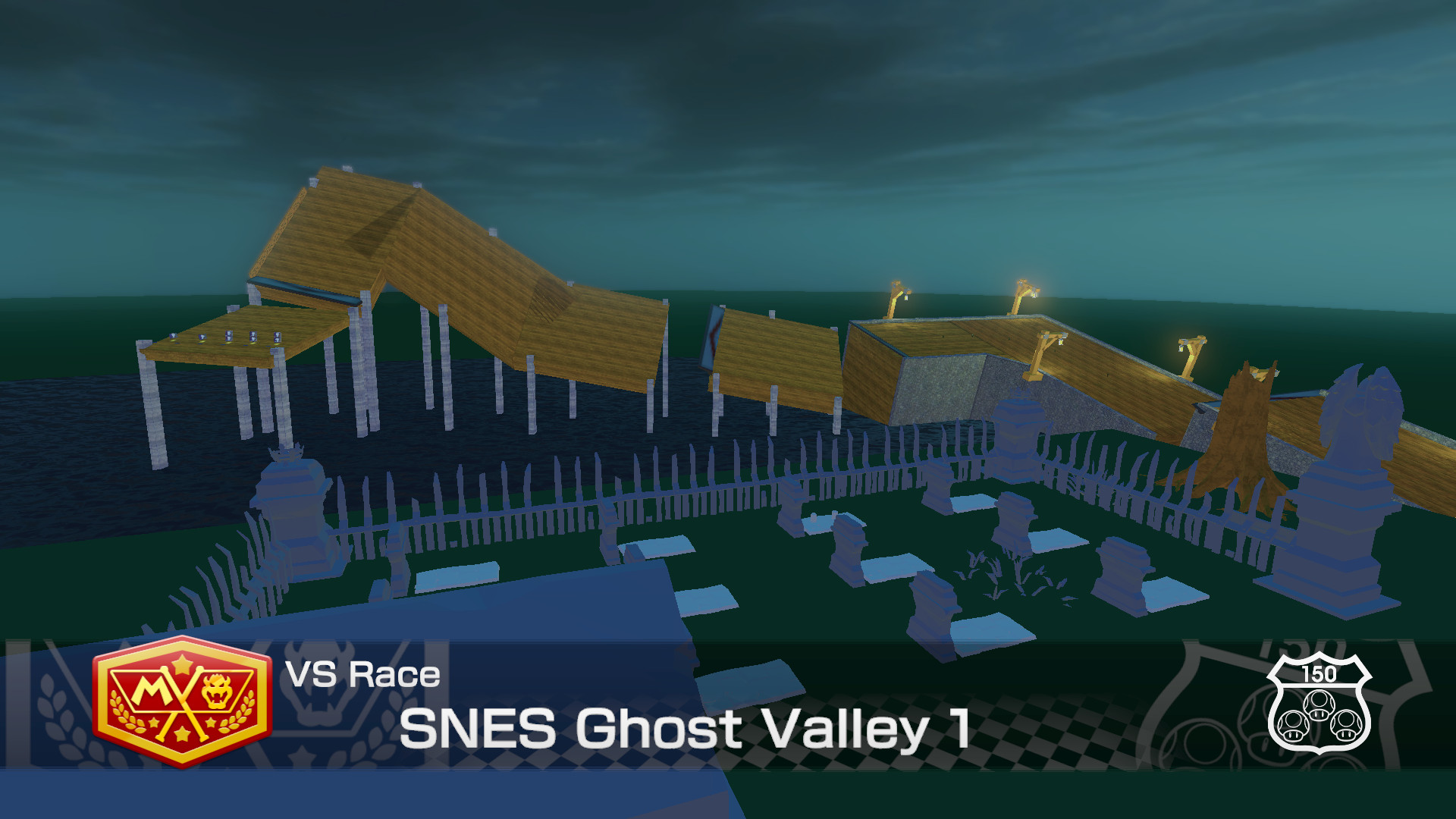 The SNES Ghost Valley Minipack Work In Progress for Mario Kart 8 Deluxe ...