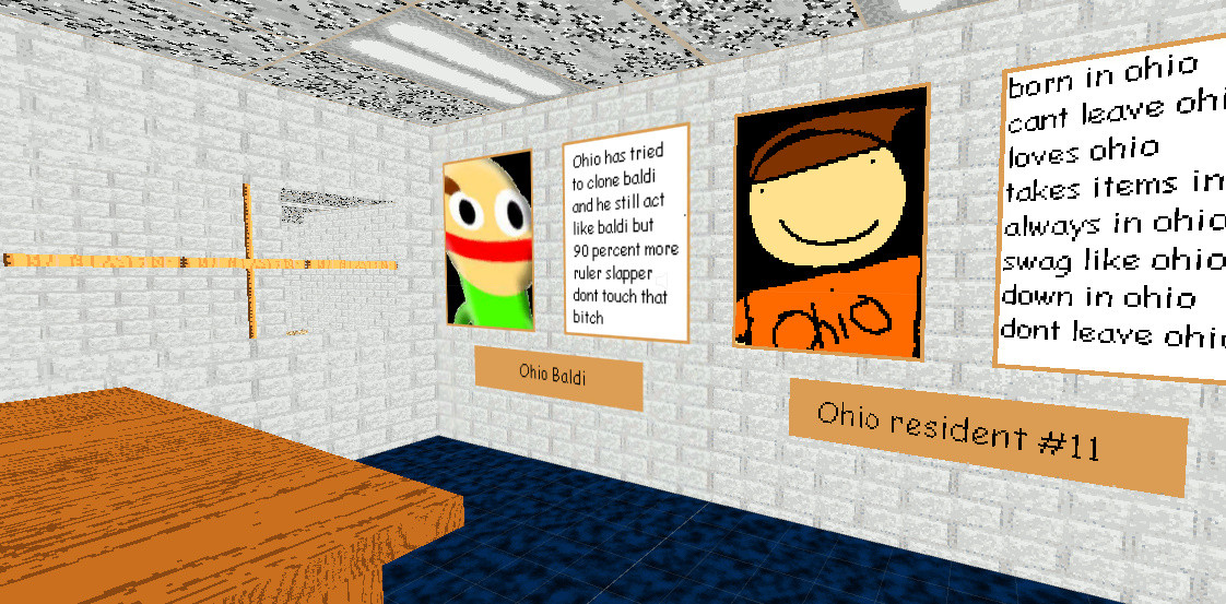 Baldi Stuck in ohio Remake Work In Progress for Baldi's Basics | Baldi ...