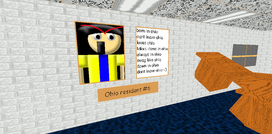 Baldi Stuck in ohio Remake Work In Progress for Baldi's Basics | Baldi ...