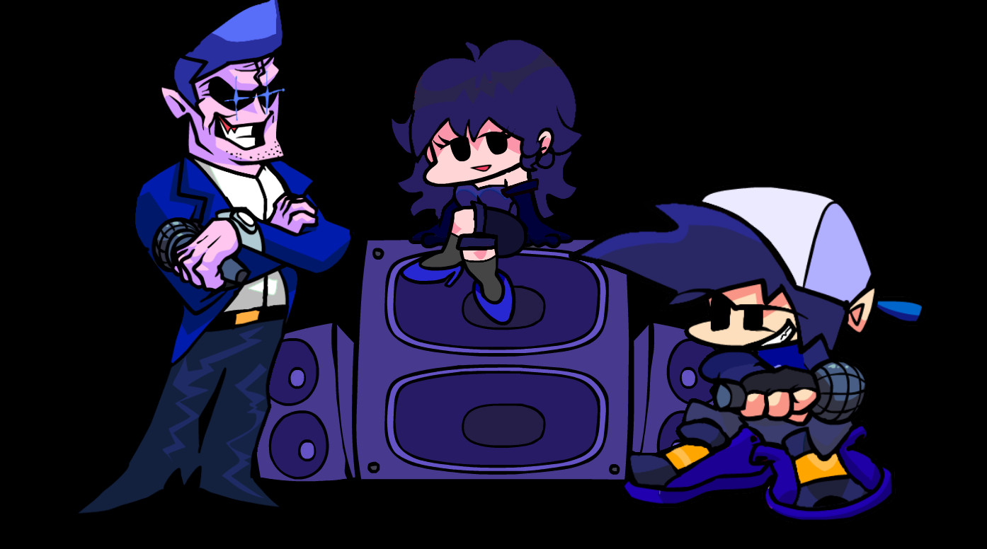 FNF: Blue Refunked Re-Work (Wave 1) [Friday Night Funkin'] [Works In ...